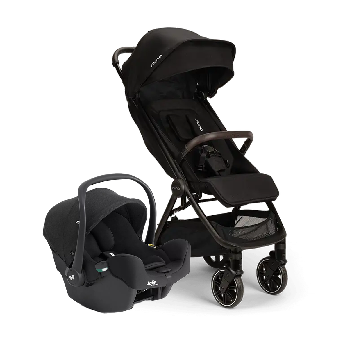 Nuna Trvl Lx Stroller + Joie I Snug 2 Raven Infant Car Seat | Baby ...