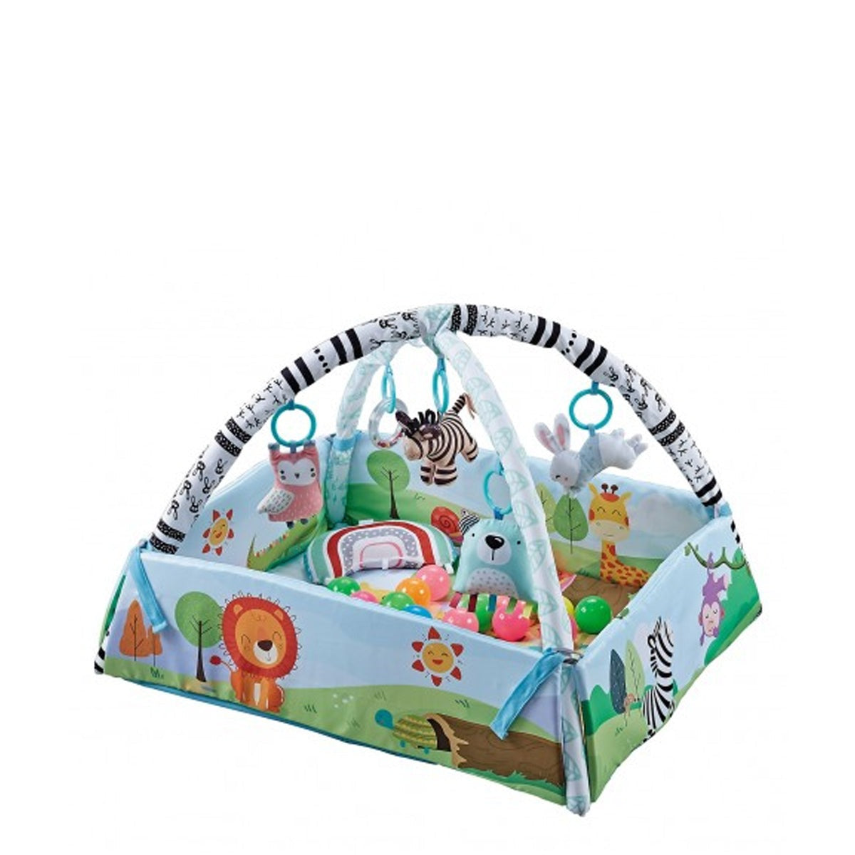 Lucky Baby 4 In 1 Safari Playgym | Baby Kingdom Pte Ltd