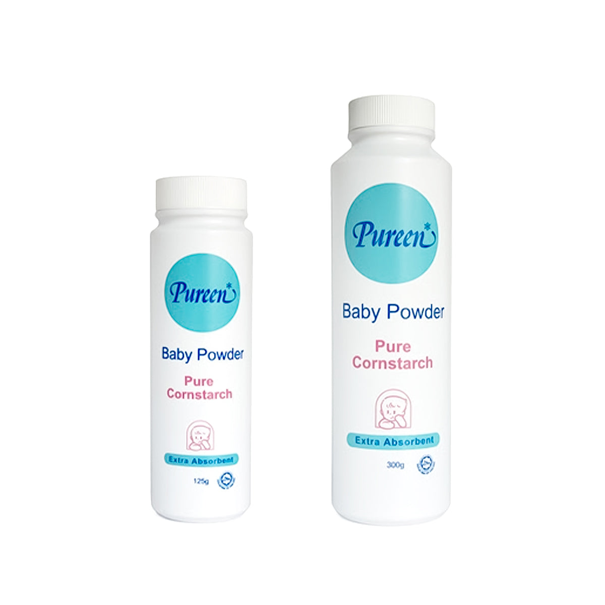 Pureen Cornstarch Powder (125g/300g) | Baby Kingdom Pte Ltd