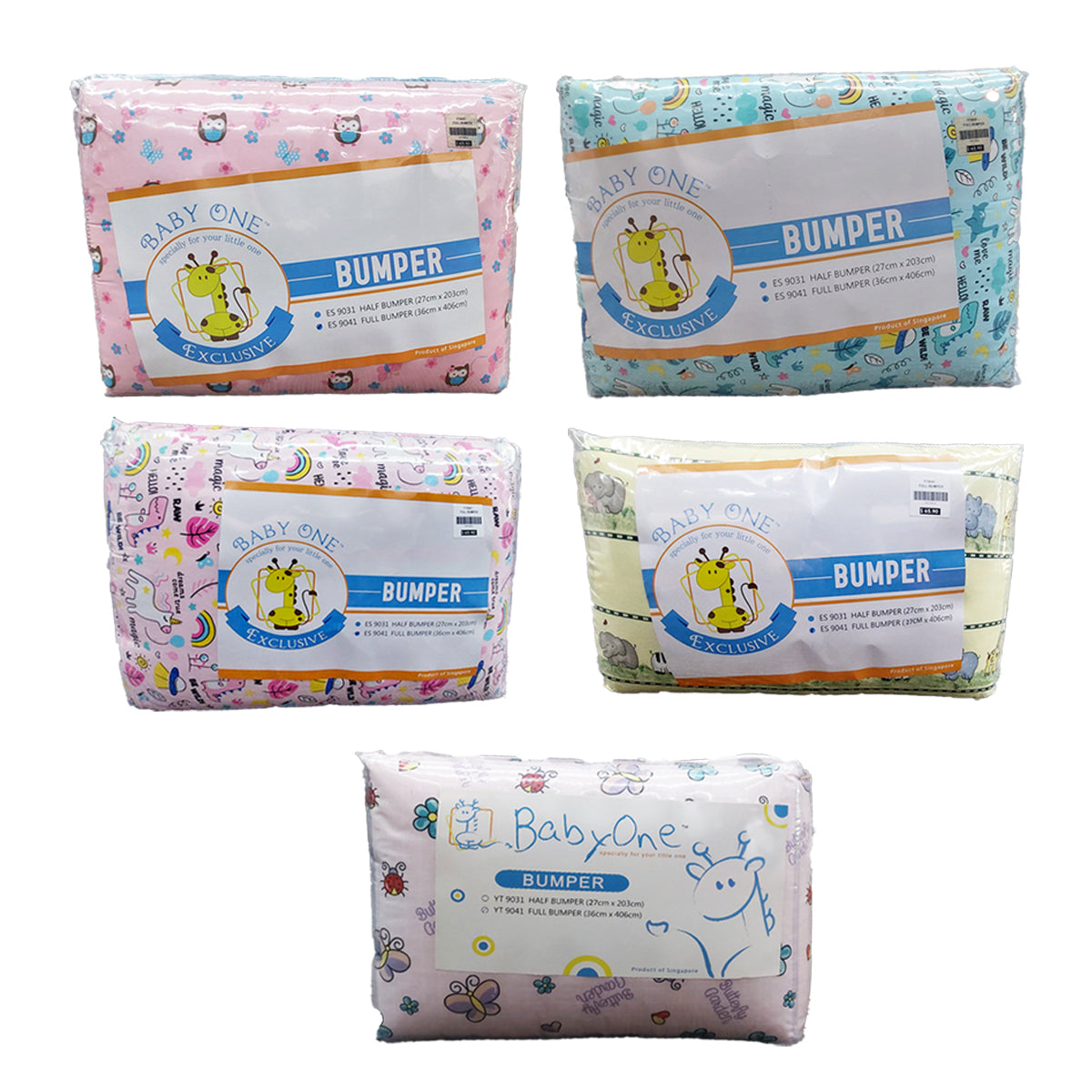 BabyOne Full Bumper 36 x 406cm | Baby Kingdom Pte Ltd