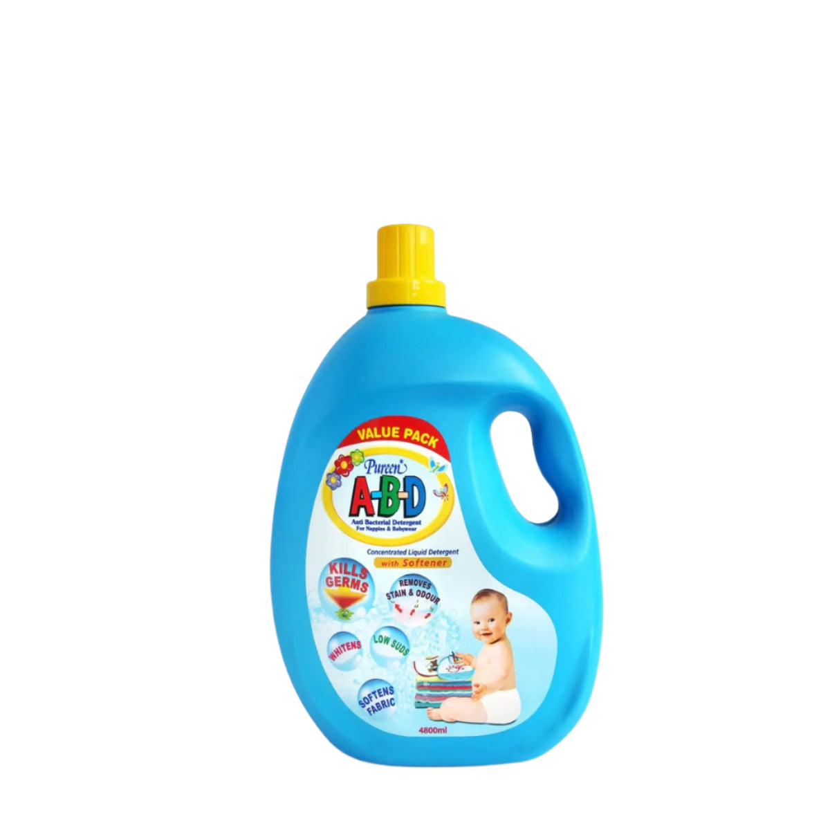 Pureen ABD Anti-Bacterial Baby Liquid Detergent 2000ml | Baby Kingdom ...