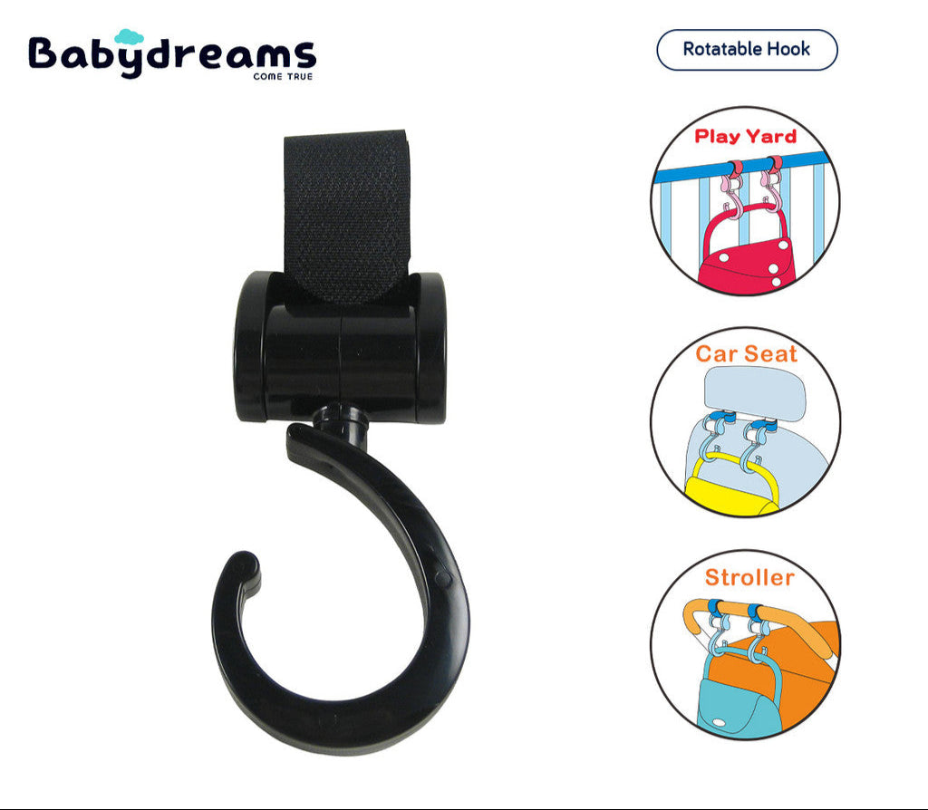 Babydreams Rotatable Stroller & Car Seat Hook | Baby Kingdom Pte Ltd