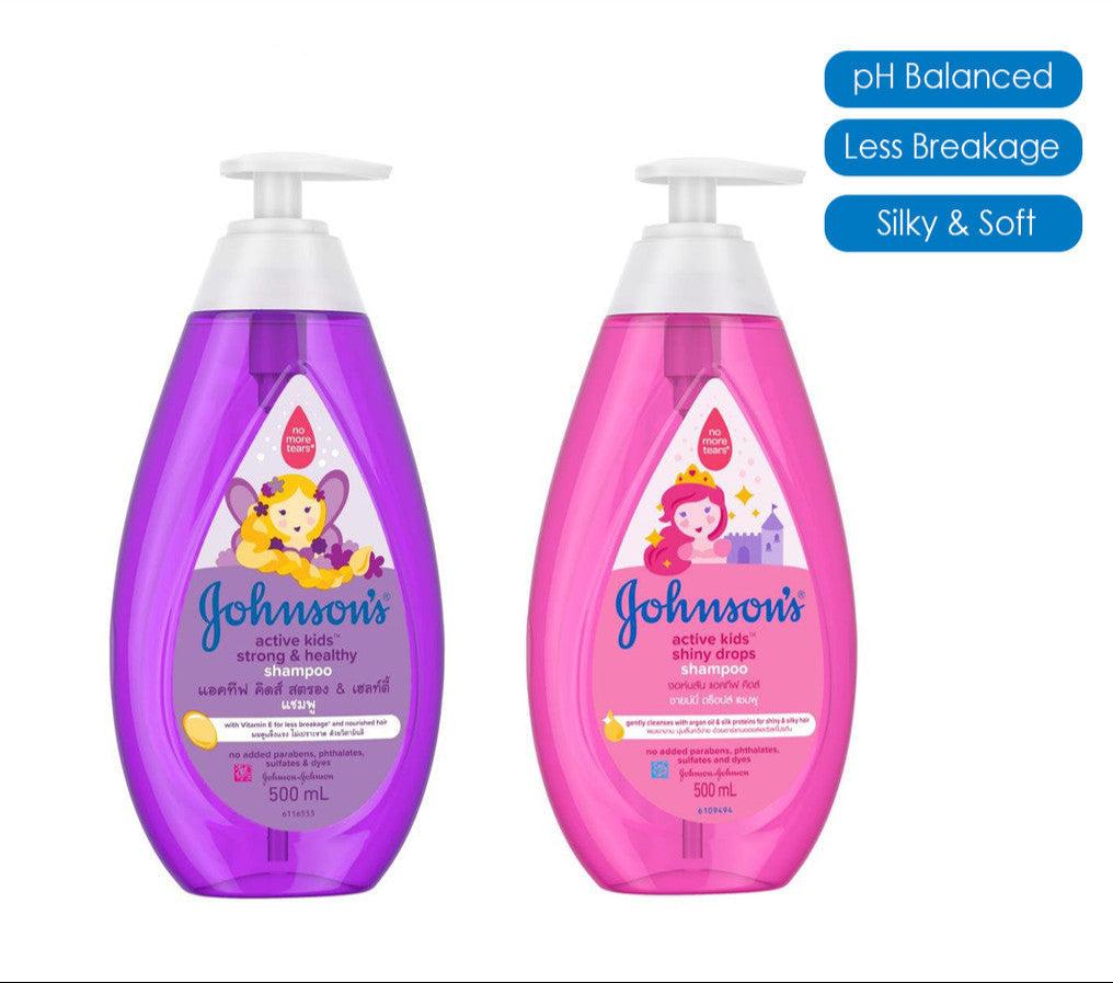 Johnson's Baby Active kids Series Shampoo 500ML | Baby Kingdom Pte Ltd