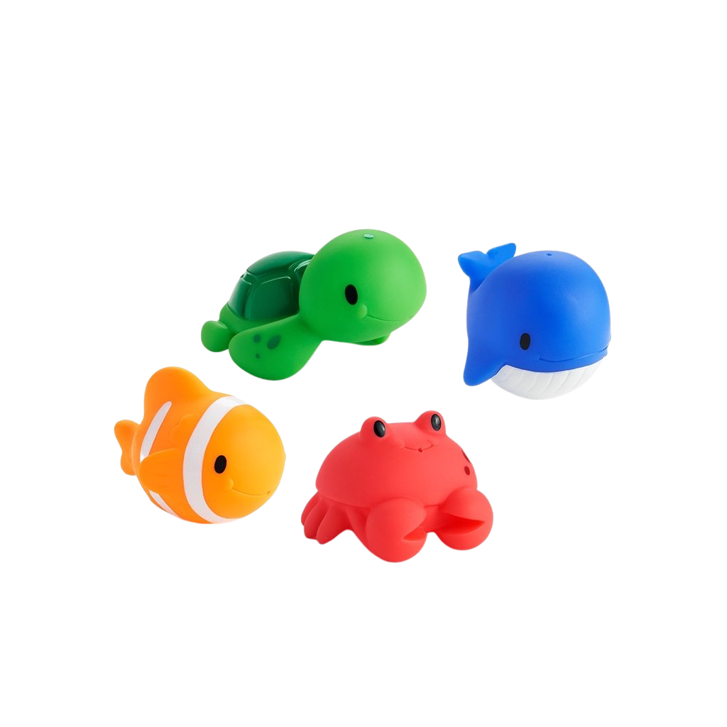 Munchkin Ocean Bath Squirts - 4pcs | Baby Kingdom Pte Ltd