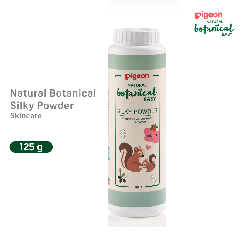Pigeon Natural Botanical Baby Silky Powder 125g | Baby Kingdom Pte Ltd