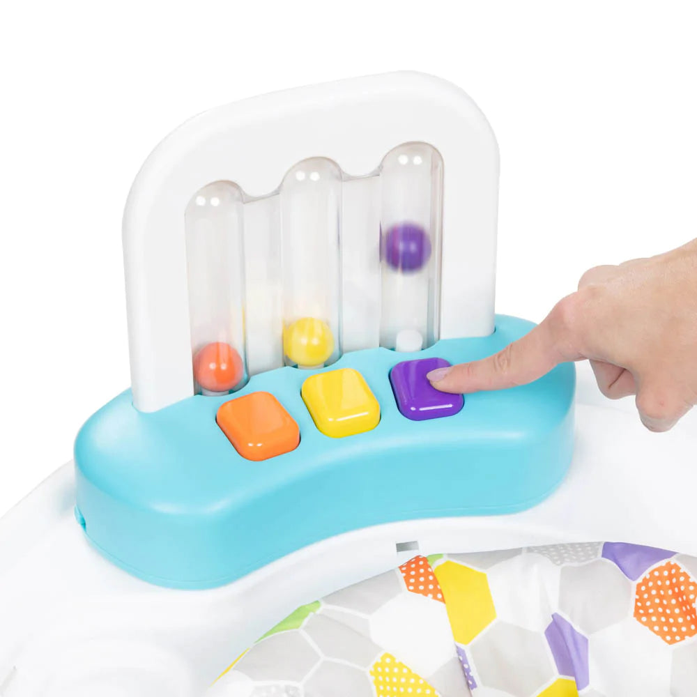 Baby Trend Bounce N Dance 4-in-1 Activity Center Walker (Hexagon Dots ...
