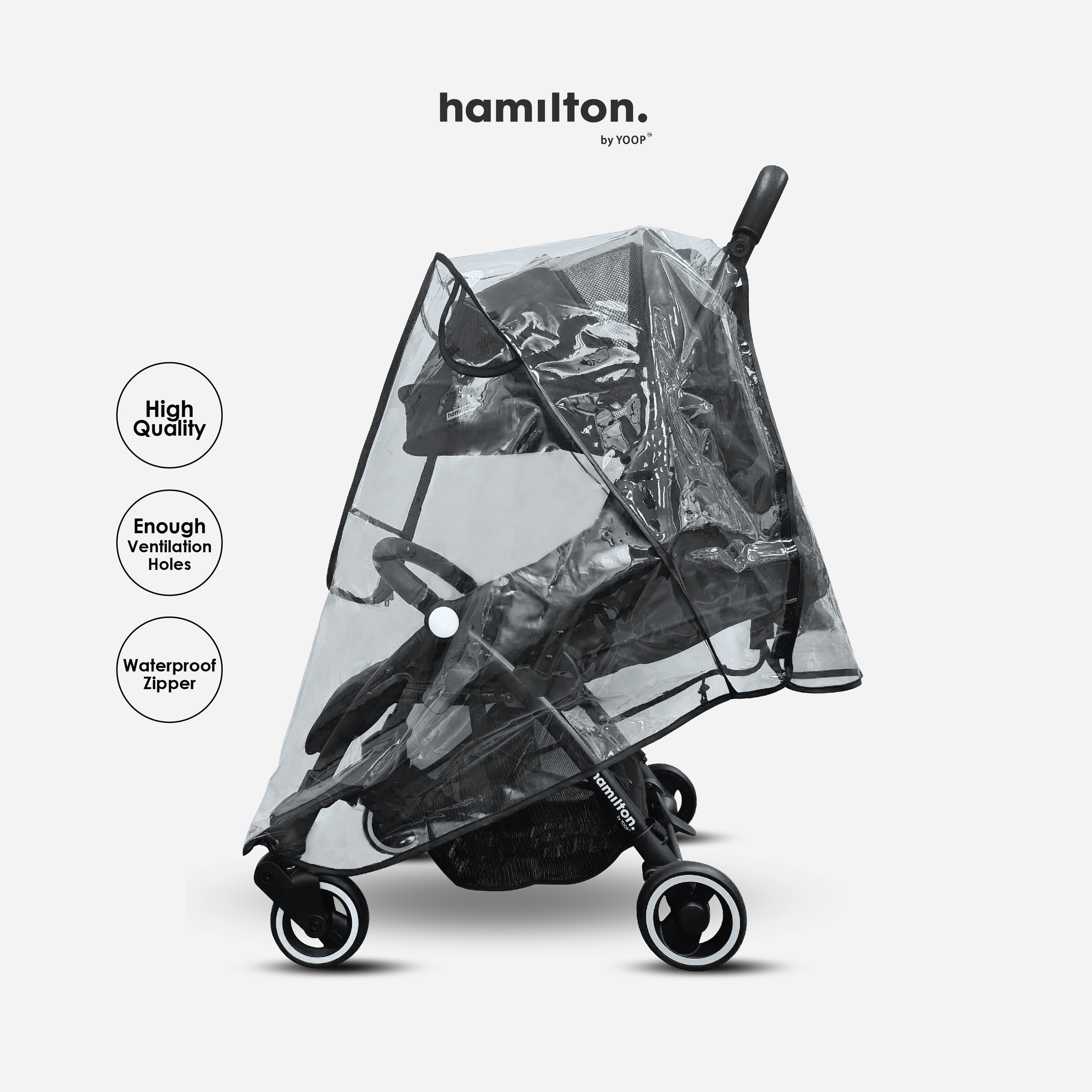Hamilton Rain Cover With Shield | Baby Kingdom Pte Ltd